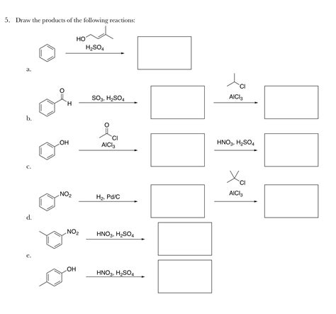 Solved Draw The Products Of The Following Reactions 2