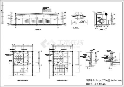 深圳市某大型电子厂3020平米2层框混结构加工车间建筑设计cad图纸土木在线