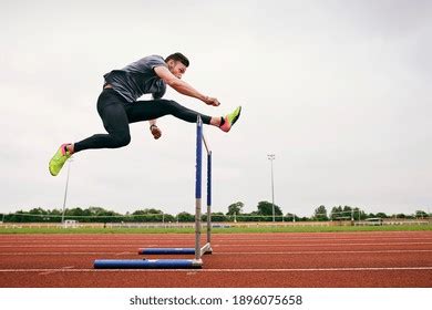 Thousand Athlete Jumping Over Hurdle Royalty Free Images Stock Photos Pictures Shutterstock