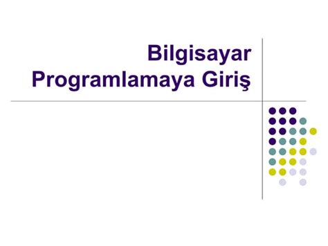 Programlama Giris C Ders Notu Fonksiyon Ppt