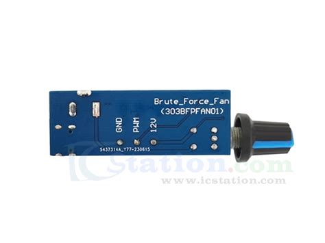 DC 12V 12W Fan Speed Controller 0 100 PWM Adjustable Driver Module