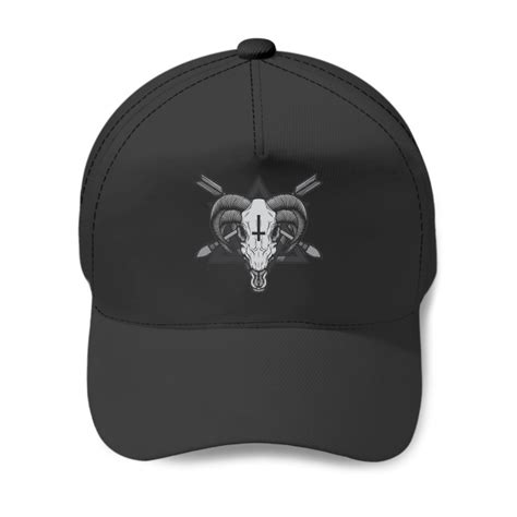 Goat Lover Satanic Goat Pentagram Skull Occult Lucifer Evil Baphomet 23