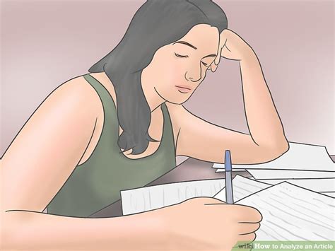 How To Analyze An Article With Pictures Wikihow