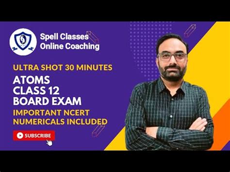Atoms Class 12 Physics Revision In 30 Minutes Ultra Shot YouTube