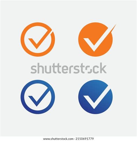 Vektor Stok Checklist Check Mark Logo Vector Icon Tanpa Royalti 2150691779 Shutterstock