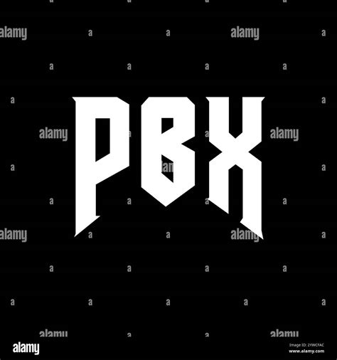 Pbx Letter Logo Design For Technology Company Pbx Logo Design Black