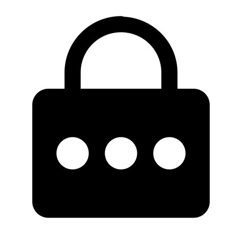 Password Icon Set For Secure Authentication