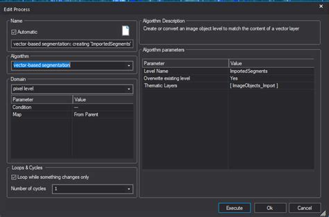 vector based segmentation ecognition knowledge base