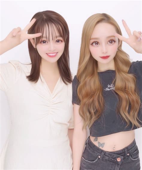 系統真逆な2人👯‍♀️ 次は3人で飲み行くよᥫᩣ