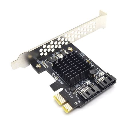 Carte Pcie E SATA X X X X PCI Express Vers SATA Ports Gbps Carte D Extension Avec