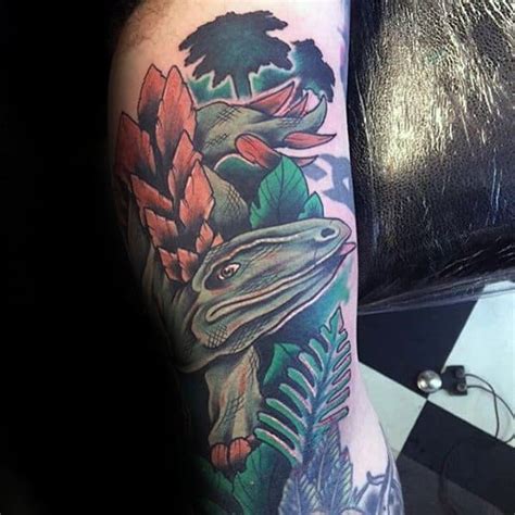 50 Jurassic Park Tattoo Designs For Men Dinosaur Ink Ideas
