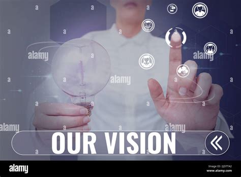 Writing Displaying Text Our Vision Conceptual Photo Plan For Next Five