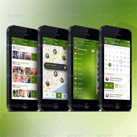 Sparky Flat Mobile Ui Elements Web Elements GraphicRiver