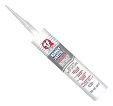 Sellador Silicon Forma Juntex Gris En Cartucho Ml