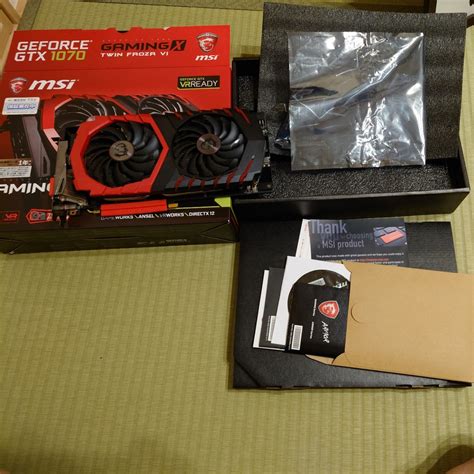 Yahooオークション Msi Geforce Gtx1070 Gaming X8g Nvidia ②