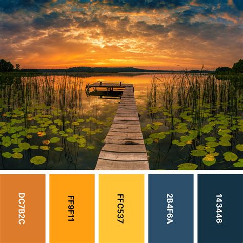 31 Sunset Color Palettes For Captivating Designs Color Meanings