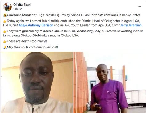Suspected Herdsmen Kll Benue Monarch