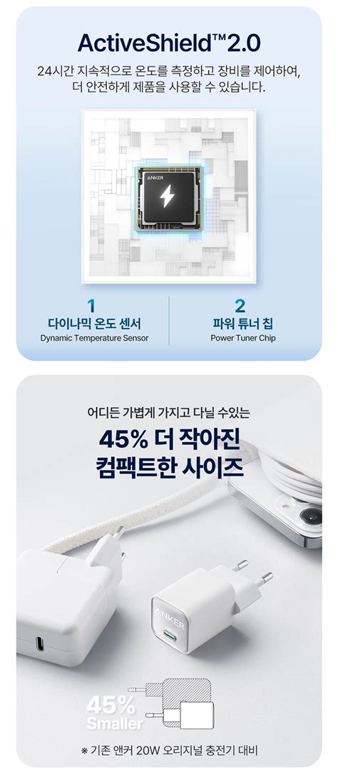 앤커 나노3 초고속 충전기 30w 초소형 C타입 충전기 A2147 감도 깊은 취향 셀렉트샵 29cm