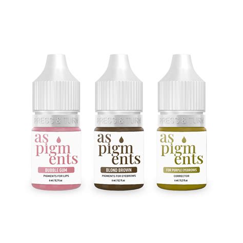 Пигменты для татуажа от Алины Шаховой — «AS-Pigments»