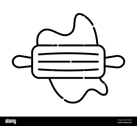 Black Rolling Pin Icon Isolated Cut Out Stock Images And Pictures Alamy