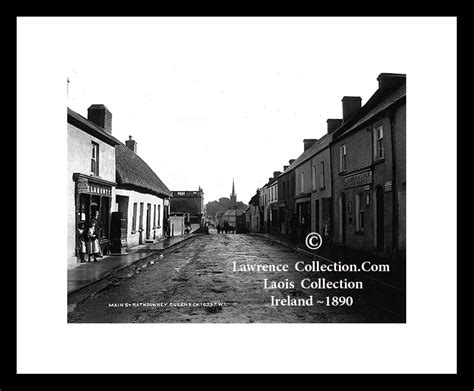 Rathdowney ~ Main Street ~ Co Laois L166 Lawrence Collection