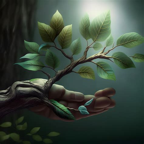 Download Hand Tree Concept Royalty Free Stock Illustration Image