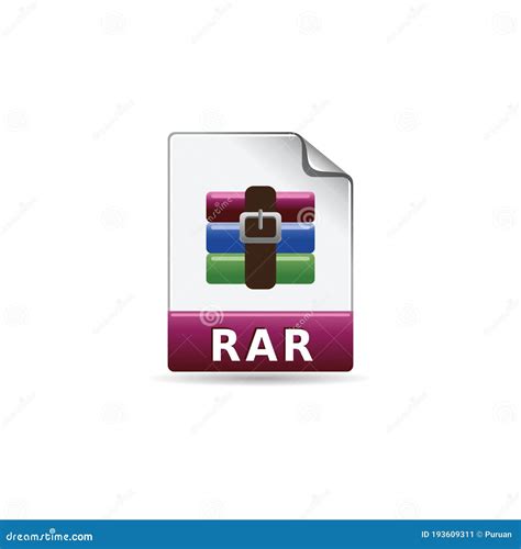 Color Icon Compressed File Format Editorial Photo Illustration Of