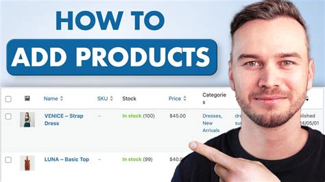 How To Add Products In Wordpress Woocommerce Youtube