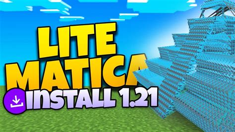 How To Download And Install Litematica 1 21 Schematica For Minecraft