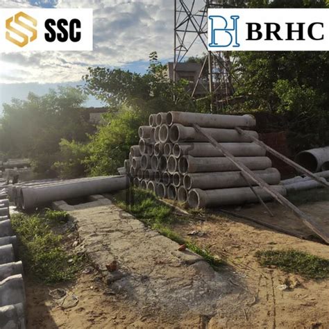 150mm 2200mm Cement Rcc Pipes For Drainage Size 2 Meter 2 5