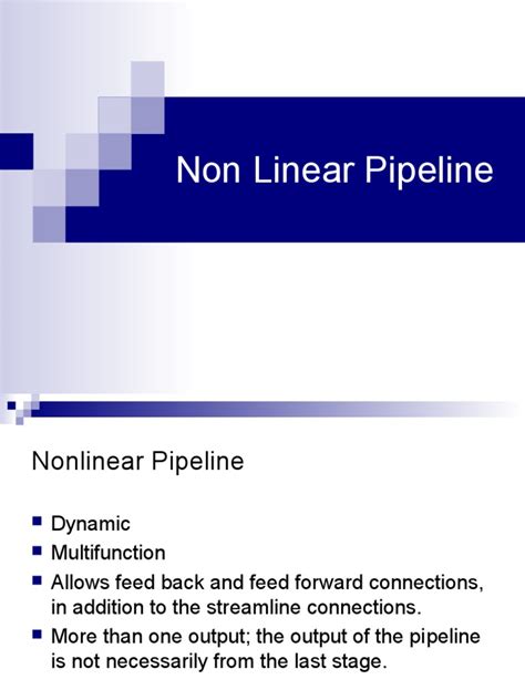 4non Linear Pipeline Pdf Electronic Engineering Theoretical
