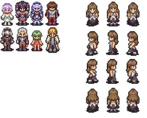 Erstellen Sie Sprites Im 16 Bit Rpg Stil