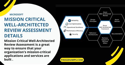 Mission Critical Well Architected Review Assessment Details