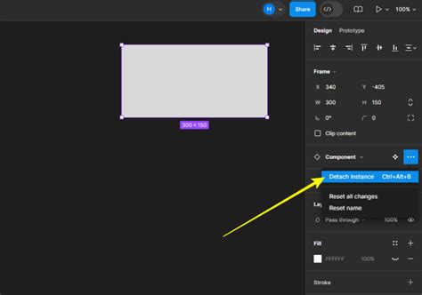 How To Detach Instance In Figma Pttrns