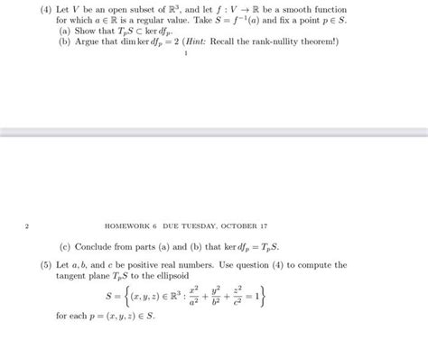 Solved 4 Let V Be An Open Subset Of R3 And Let Fv→r Be A