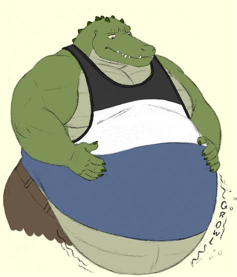 Growling Crocodile By Eon54 Fur Affinity Dot Net