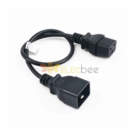 Three Plug European Standard 16a Brand Tail C20 Extension Cord Server Power Cord With Locking C19