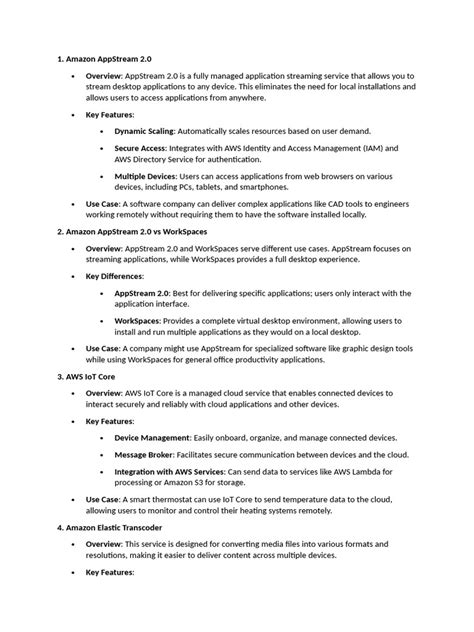 Other Aws Services Pdf Amazon Web Services Cloud Computing