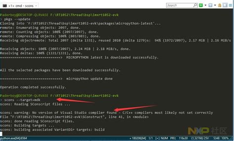 Rt1052 Rt Thread 之 Micropython Imx Rt 恩智浦技术社区