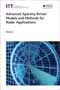 Open Library Advanced Sparsity Driven Models And Methods For Radar