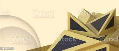 추상적인 기술 배경 비즈니스 개념과 미래의 삼각형 기하학적 모양 노란색 배경에 기술 혁신을 위해 종이 컷 복사 공간 소프트웨어 디지털 3d 렌더링 0명에 대한 스톡 사진 및