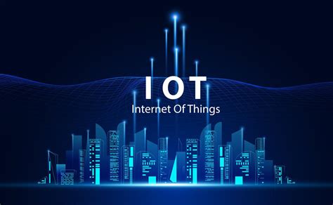 Abstract Internet Of Things Concept City 5g Iot Internet Of Things Communication Network