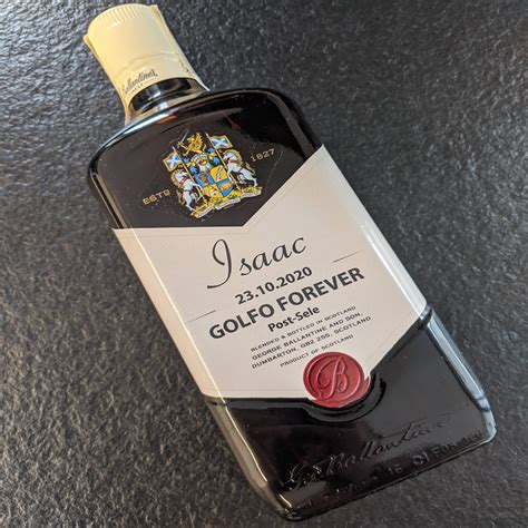 Botella De Whisky Personalizada Uvimark® Calcomanías Personalizadas