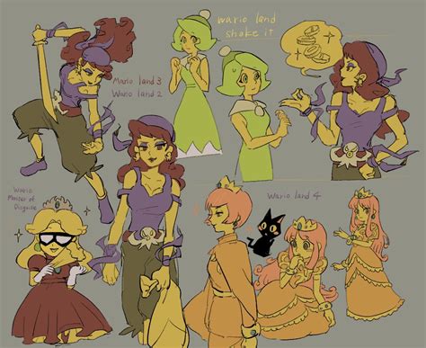 Rinabee Rinabele0120 Black Cat Wario Land Captain Syrup Princess Shokora Queen Merelda