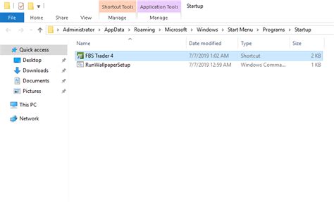 Configure Window To Autostartup Metatrader Limitless Trading