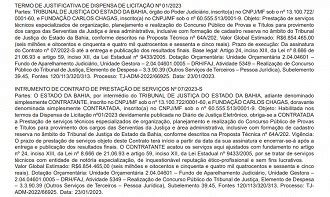 Concurso TJ BA FCC lança edital vagas