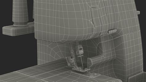 Overlock Sewing Machine 3d Model 49 3ds Blend C4d Fbx Max Ma