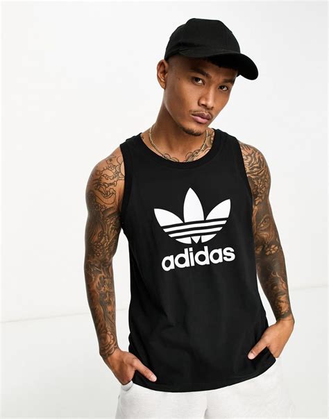 Заказать Майки Черная майка adidas Originals Essentials Trefoil Adidas