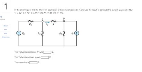 Solved In the given figure find the Thévenin equivalent of Chegg