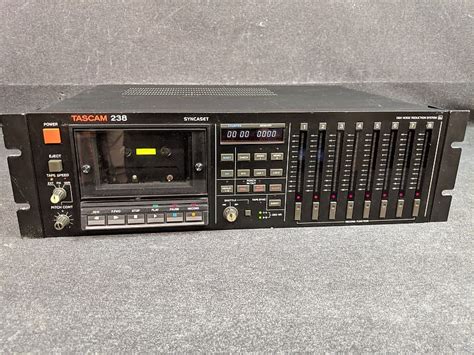 Tascam Model 238 Syncaset Vintage 8 Track Tape Recorder 3u Reverb